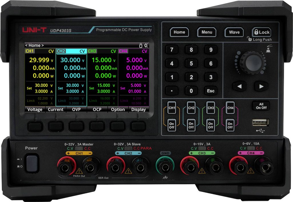 Uni-T UDP4303S laboratorijsko napajanje sa podesivim naponom 32 V 3 A 297 W