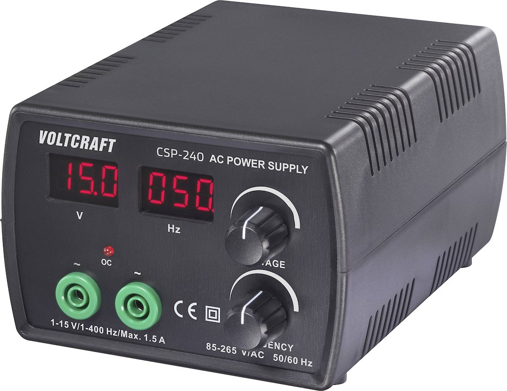 VOLTCRAFT CSP-240 laboratorijsko napajanje sa podesivim naponom 100 V/AC, 240 V/AC → 15 V/AC 1,5 A 22,5 W