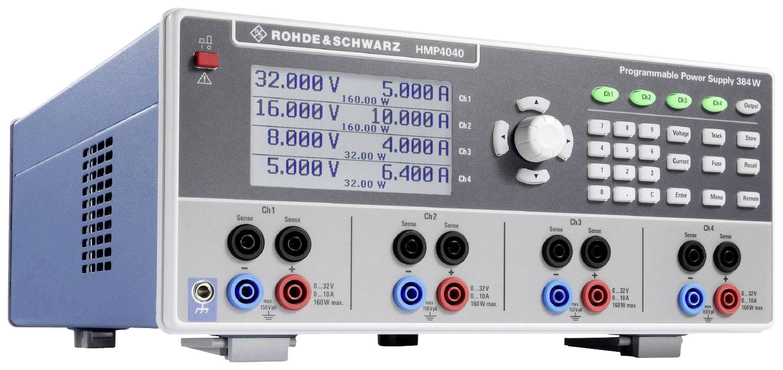 Rohde & Schwarz R&S®HMP4040COM laboratorijsko napajanje sa podesivim naponom 32 V 10 A 384 W