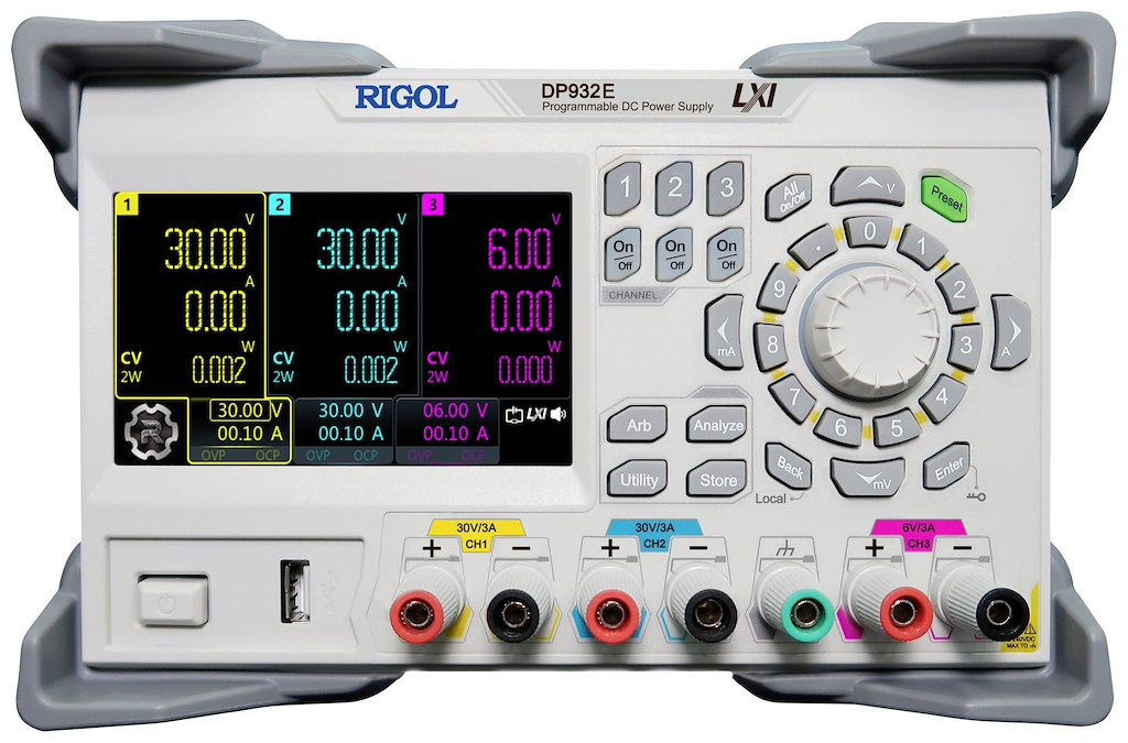 Rigol DP932E laboratorijsko napajanje sa podesivim naponom 30 V/DC 3 A 198 W