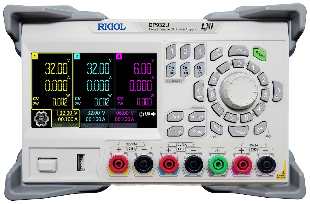 Rigol DP932U laboratorijsko napajanje sa podesivim naponom 32 V/DC 3 A 210 W
