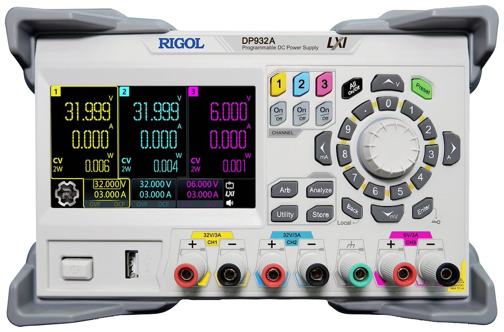 Rigol DP932A laboratorijsko napajanje sa podesivim naponom 32 V/DC 3 A 210 W