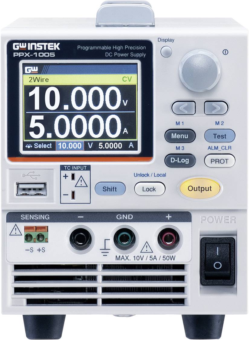 GW Instek PPX-1005 laboratorijsko napajanje sa podesivim naponom 10 V 5 A 50 W