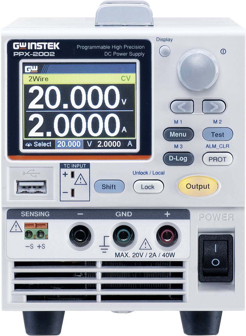 GW Instek PPX-2002 laboratorijsko napajanje sa podesivim naponom 20 V 2 A 40 W