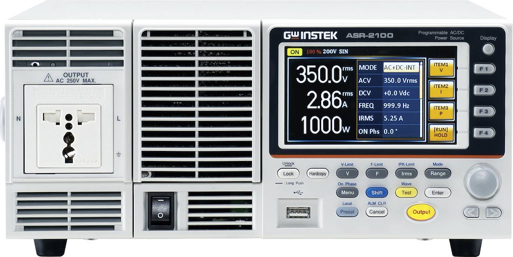 GW Instek ASR-2100 Universal laboratorijsko napajanje sa podesivim naponom 240 V/AC → 500 V 10 A 1000 W