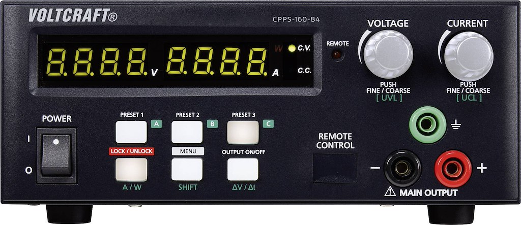 VOLTCRAFT CPPS-160-84 laboratorijsko napajanje sa podesivim naponom 230 V/AC, 115 V/AC → 84 V/DC 5 A 160 W