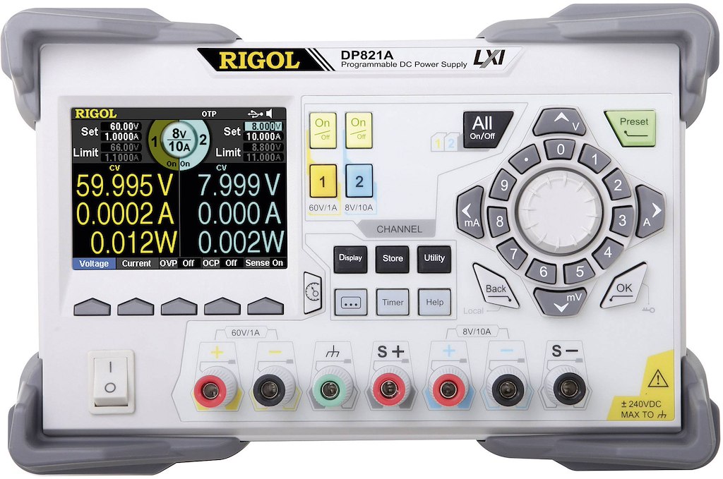 Rigol DP821A laboratorijsko napajanje sa podesivim naponom 8 V/DC 10 A 140 W