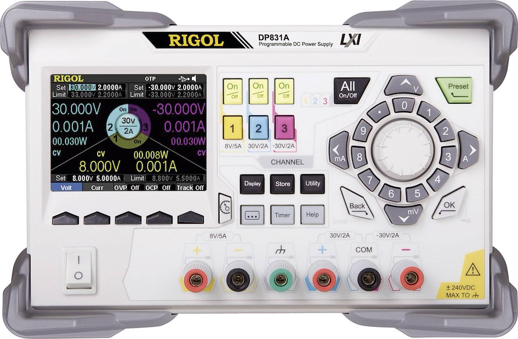 Rigol DP831A laboratorijsko napajanje sa podesivim naponom 5 V/DC 195 W 3 x
