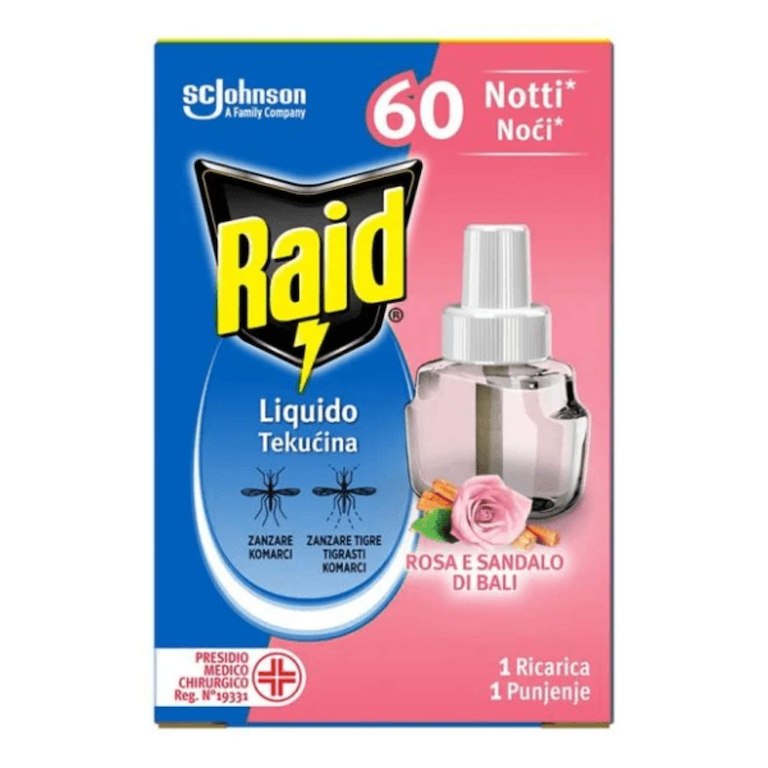 Raid dopuna za el aparat sa tečnošću rose sandalwo 21ml raid