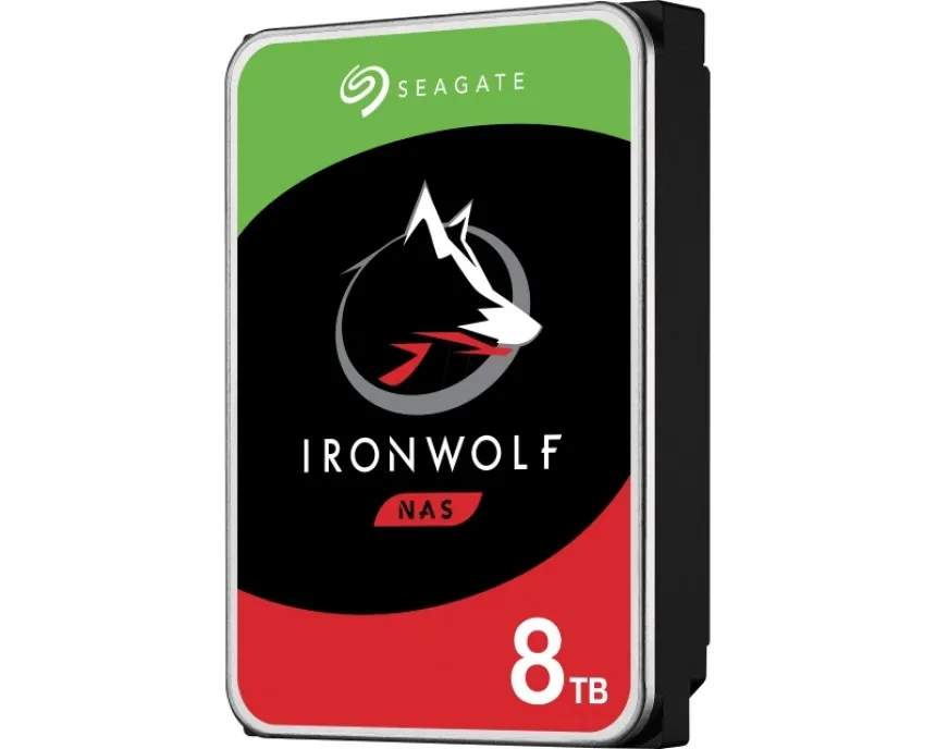 SEAGATE 8TB 3.5" SATA III 256MB 5.900rpm ST8000VN004 IronWolf NAS