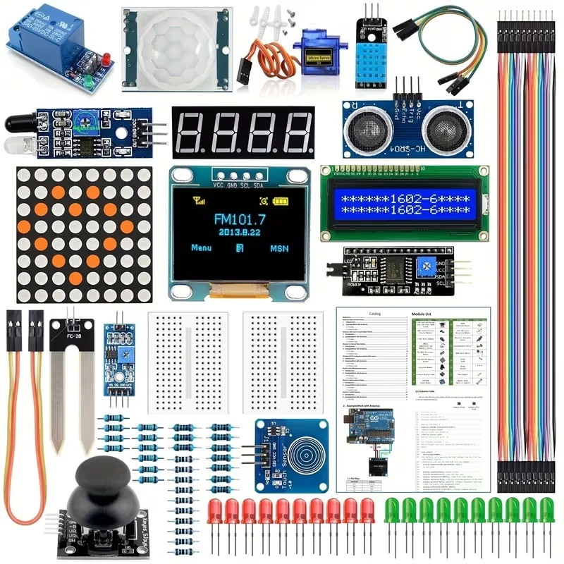 Arduino Set Senzora i Modula Starter Kit (sa OLED i LCD Displejem)