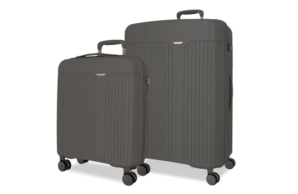 Set kofera 2/1 Movom New Trendy ABS 55/68cm siva