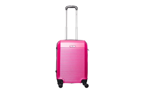 Čvrsti kofer sa točkićima Enova Capri ABS 36x54,5x20,5cm roze