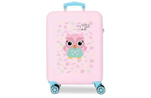 Dečiji Kofer Roll Road Happy Pets ABS 40x55x20cm 37L bela crvena