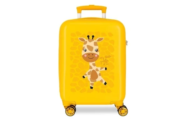 Dečiji Kofer Roll Road Happy Pets ABS 33x50x20cm 33L žuta