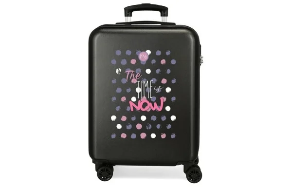Dečiji Kofer Roll Road The Time Is Now ABS 40x55x20cm 37L crna