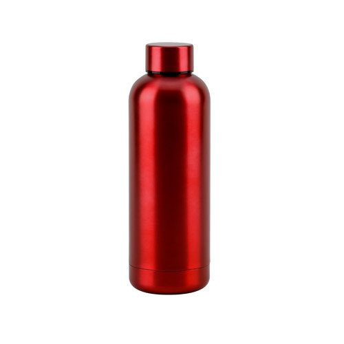ODIN METTALIC.TERMOS OD 90% RECIKLIRANOG NERĐAJUĆEG ČELIKA 550 ML, CRVENA