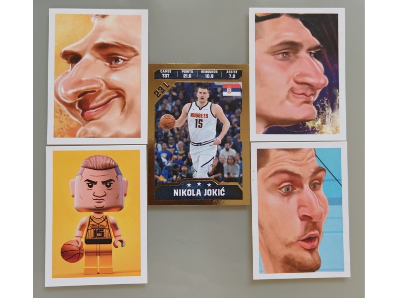 Nikola JOKIC lot slicica i kartica - BASKET FAN 2025