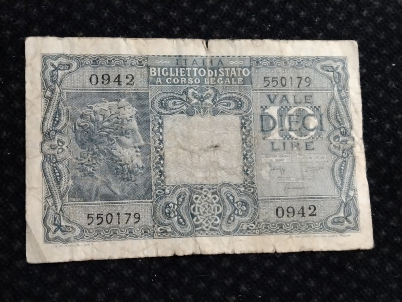10 lira 1944 italija