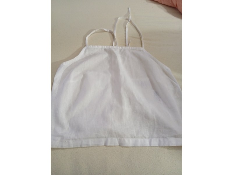 NOVO laneni top na pertle s,m,l vel