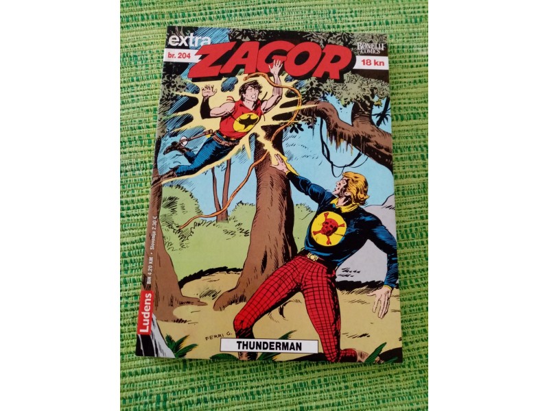 Zagor extra 204. Thunderman