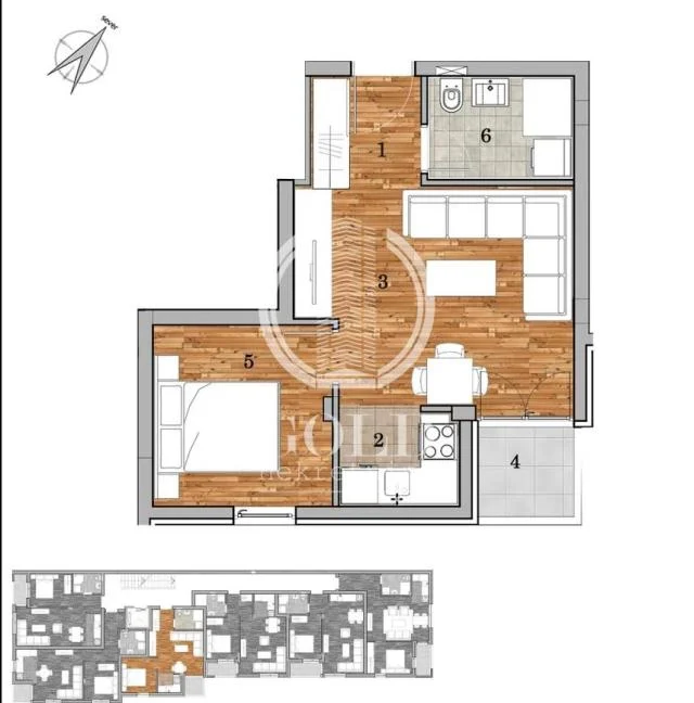 PRODAJA Stan 1.5: NOVI SAD-Novi Sad-Telep, , 36.97m2, 99819 eur ID#11167