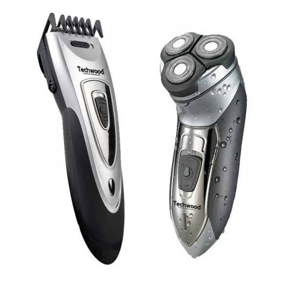 Techwood Set za brijanje Trimer i brijač TCO-2666, Sivi