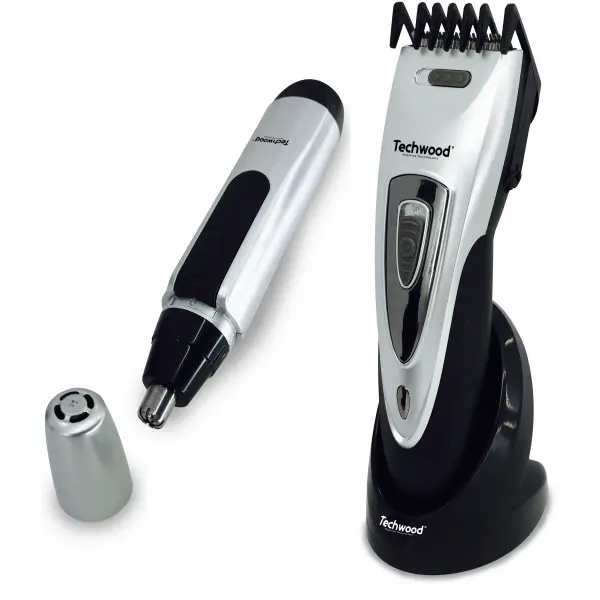 Techwood Trimer za kosu i nos TTN-980, Sivo-crni