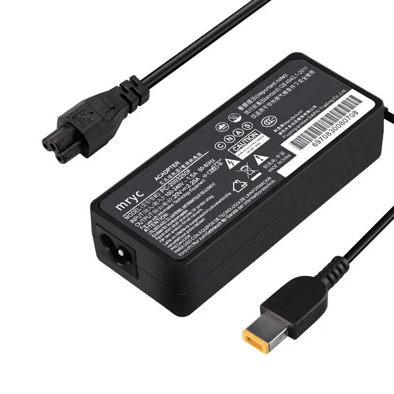 Mryc Punjač za laptop Lenovo Thinkpad, 20V, 2.25A, 45W