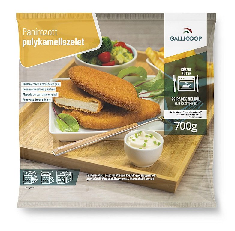 Gallicoop-Pohovane ćureće šnicle 700g