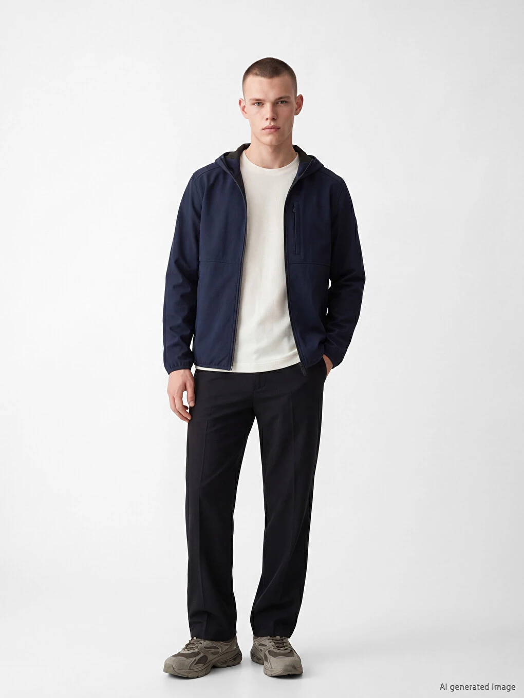 XSIDE Regular Fit Muški Kaput Sa Kapuljačom