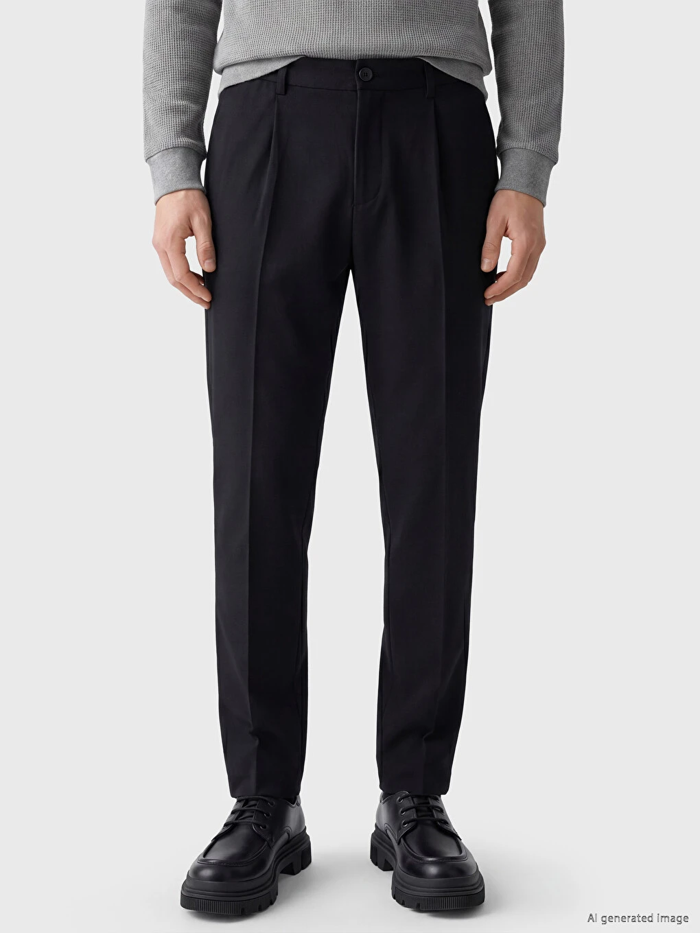 SOUTHBLUE Regular Fit Muške Plisirane Pantalone