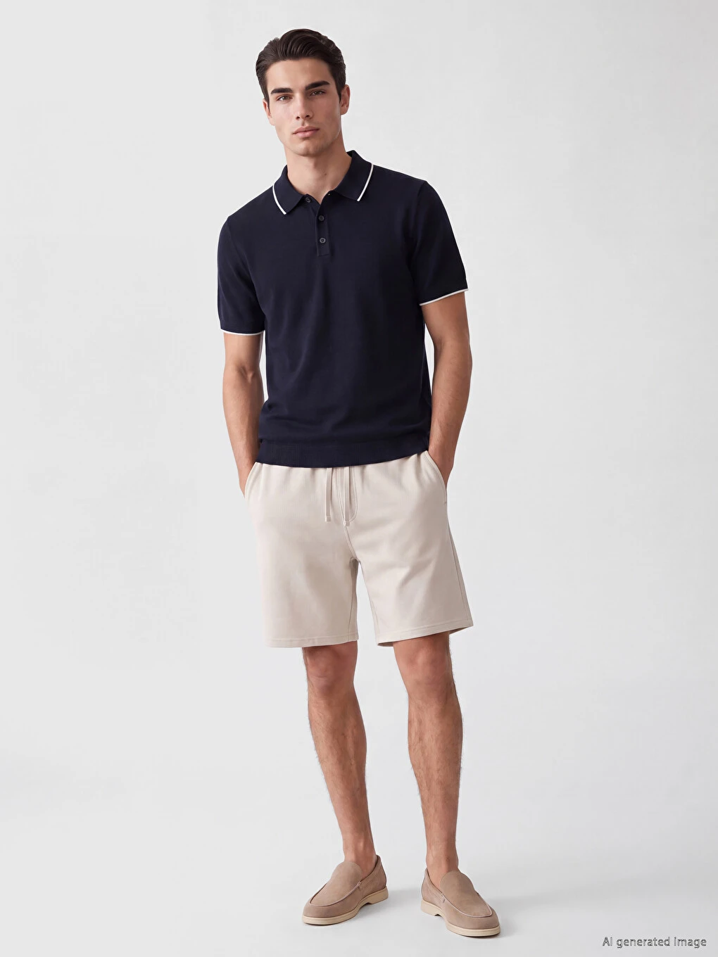 LCWAIKIKI Classic Polo Kragna Muška Pletena Majica