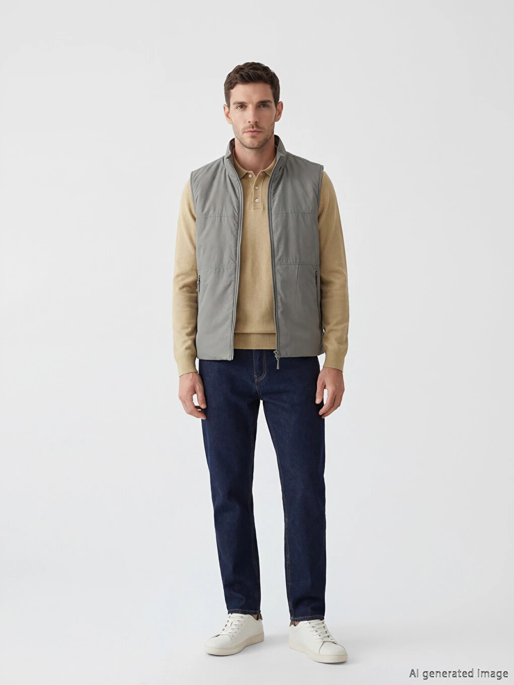 LCWAIKIKI Classic Regular Fit Muški Prsluk Sa Polu-rolkom