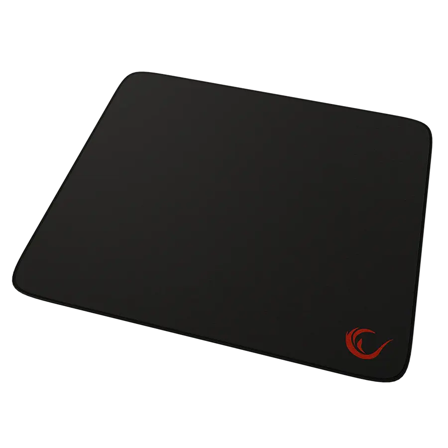 Rampage podloga za miš Blitz L, dimenziјe 450x400x4 mm, sa ušivenim neutralnim platnom, crna