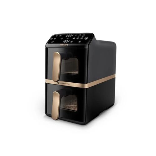 Philips NA462/70 Airfryer Serija 4000 sa dve korpe, 10L, 2750W, crna