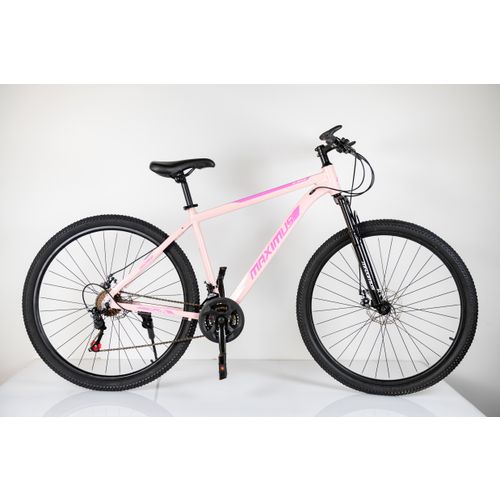 Maximus MTB bicikl 29" 21 brzina, aluminijumski ram 19", disk kočnice, roze