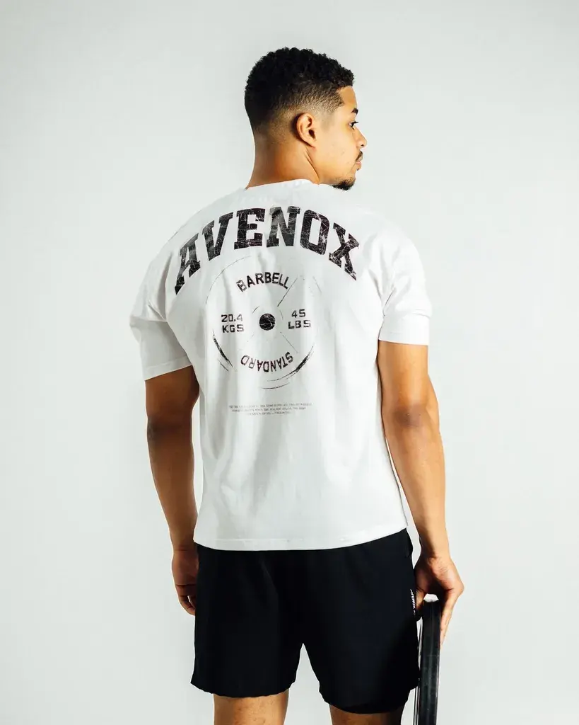Avenox Muška majica kratkih rukava Iron, Oversize, Bela