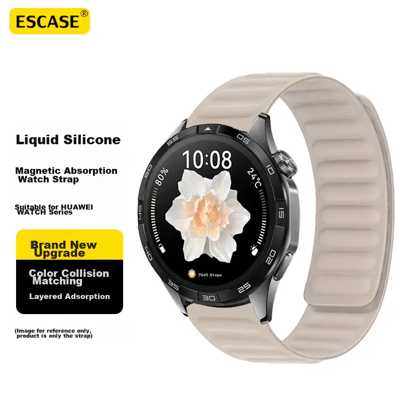 Escase Zamenska narukvica za pametni sat za Huawei Watch 5/4/3pro/4pro/gt2/new, Bela