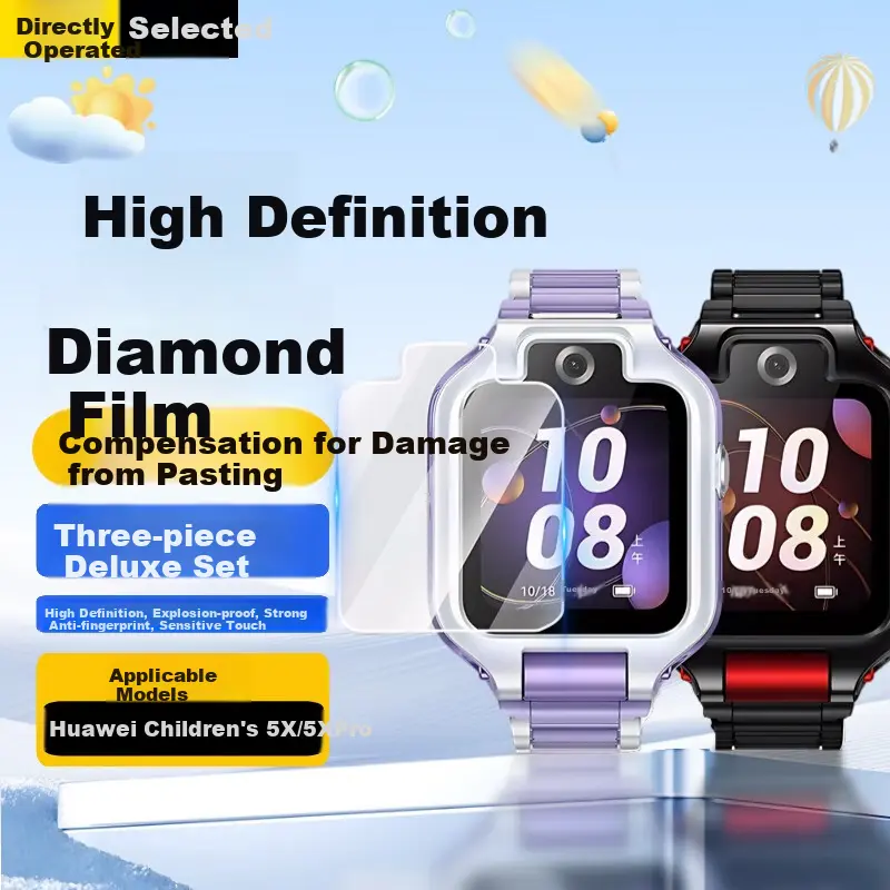 Shishan Zaštita stakla za pametni sat za Huawei Children's Watch 5X/5XPro , 3 komada