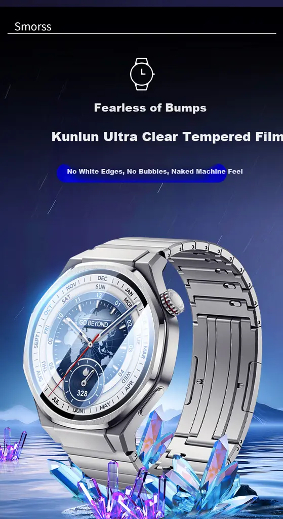 Smorss Zaštita stakla za pametni sat za Honor Watch 5 Ultra, Providna , 2 komada