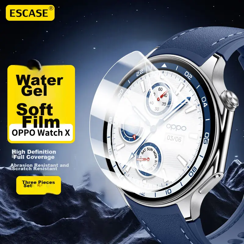 Escase Zaštita stakla za pametni sat za OPPO Watch X, Providna , 3 komada