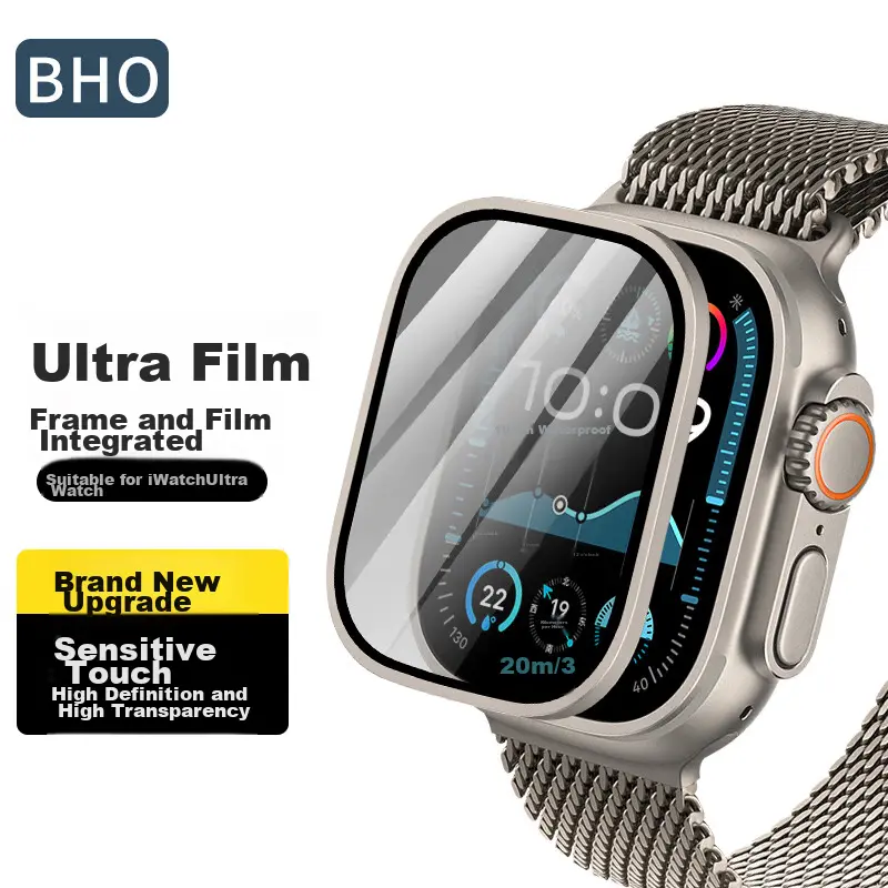 BHO Zaštita stakla za pametni sat za Apple Watch Ultra3, Tamnosiva