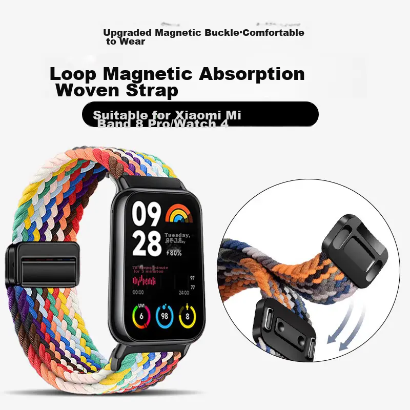 Chensong Zamenska narukvica za pametni sat za Redmi Watch 6/5/4 Watchband, Šarena