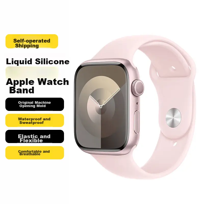 Witgoer Zamenska narukvica za pametni sat za Apple Watch Series 11/10/9/8/7, Roze