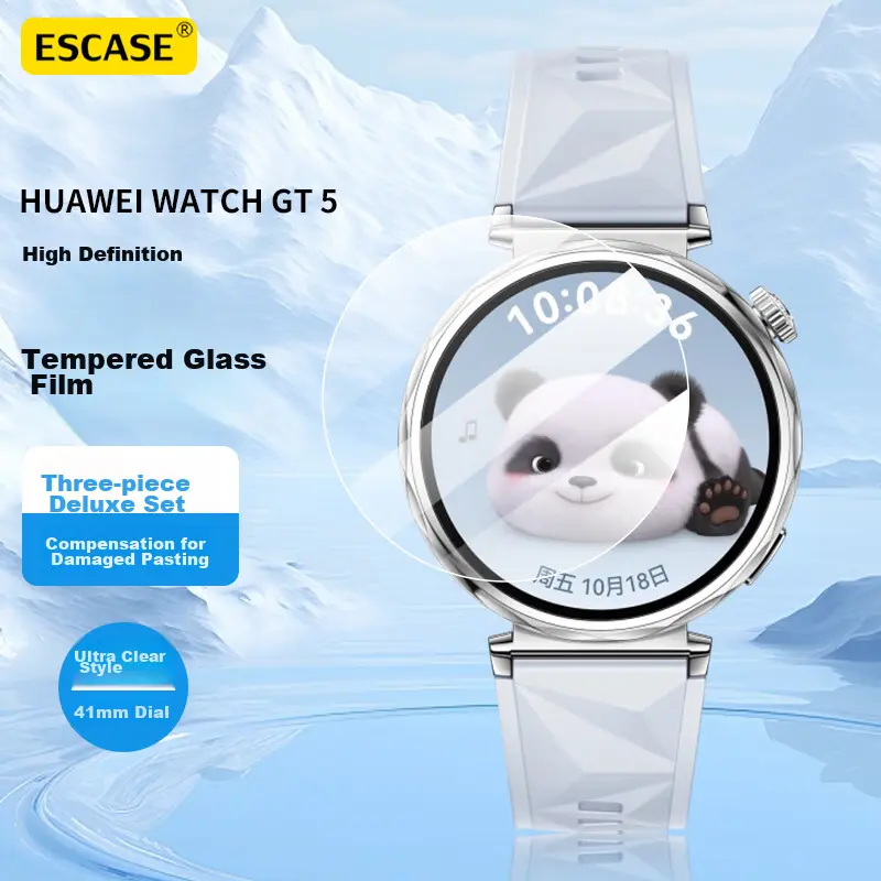 Escase Zaštita stakla za pametni sat za Huawei Watch GT5, Providna , 3 komada