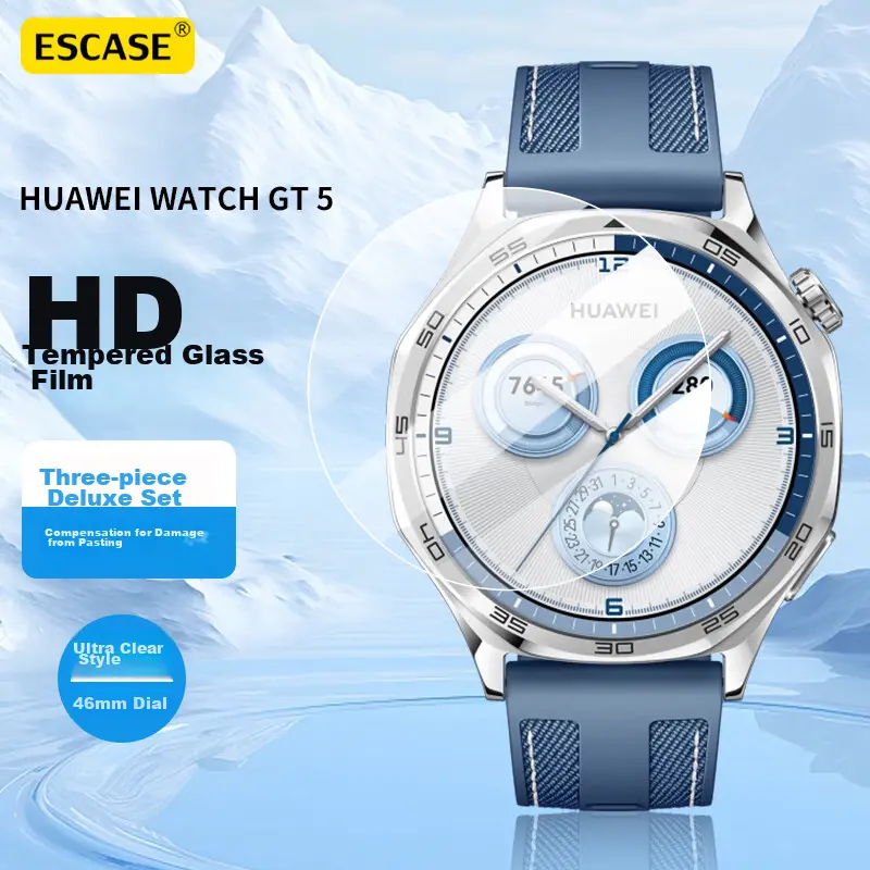 Escase Zaštita stakla za pametni sat za Huawei Watch GT5, Providna , 3 komada