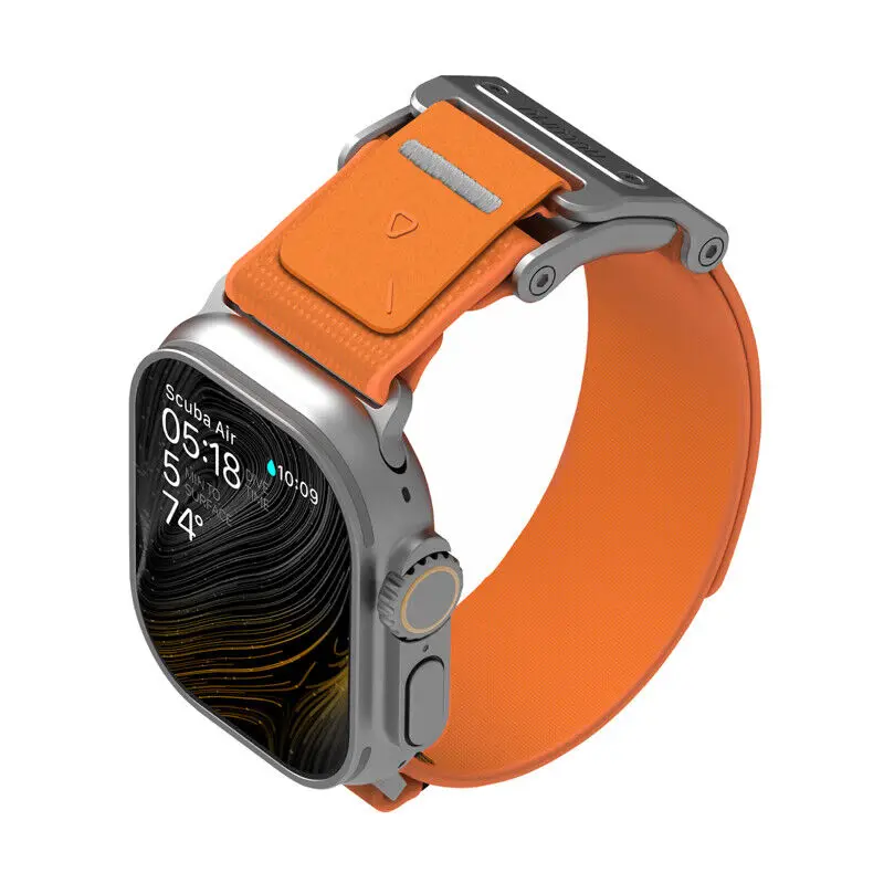 Aulumu Zamenska narukvica za pametni sat za Apple Watch Ultra 2/Series 9/10/SE, Narandžasta