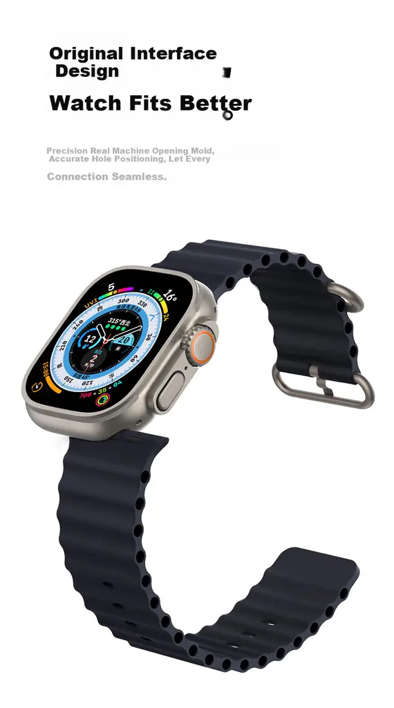 W&P Zamenska narukvica za pametni sat za Apple Watch, Crna