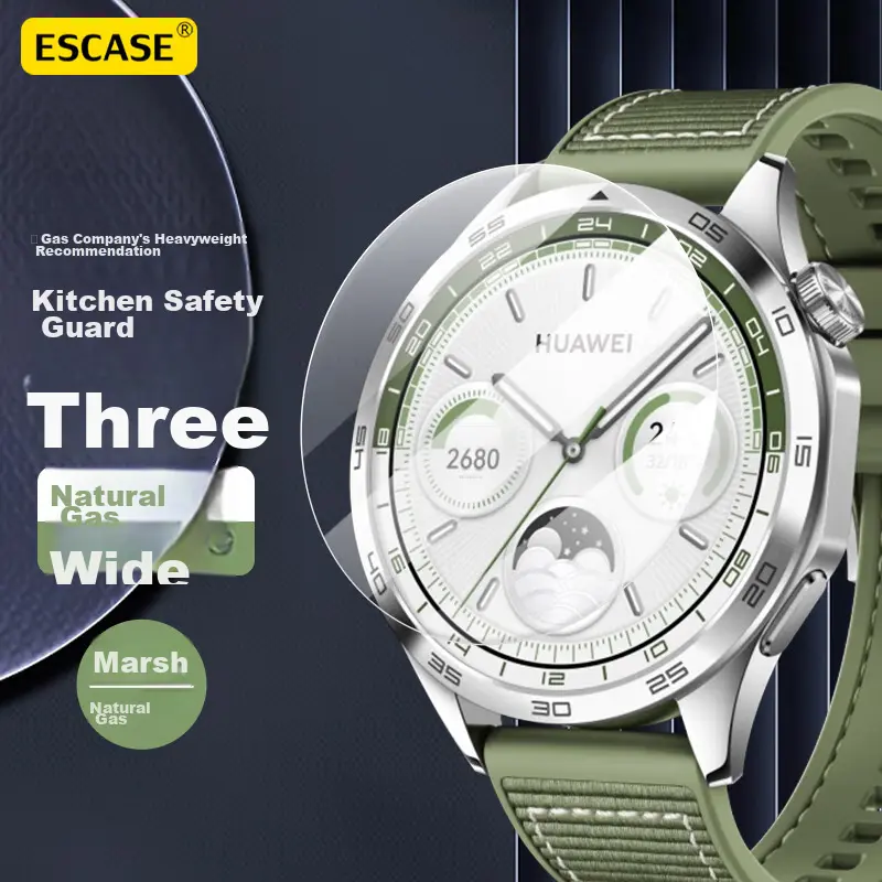 Escase Zaštita stakla za pametni sat za Huawei Watch GT4, Providna , 3 komada